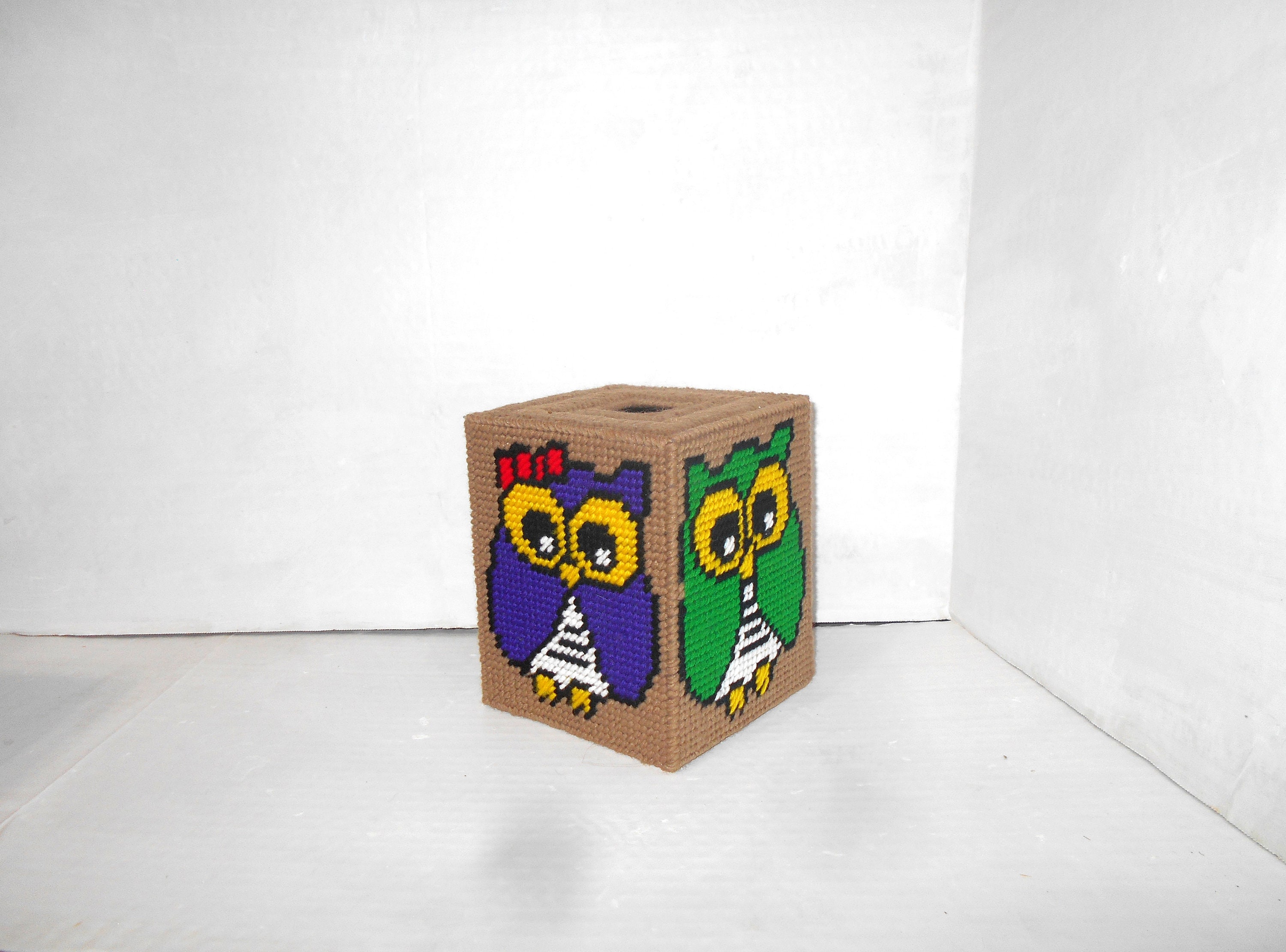 Owls Tissue Box Cover - Etsy