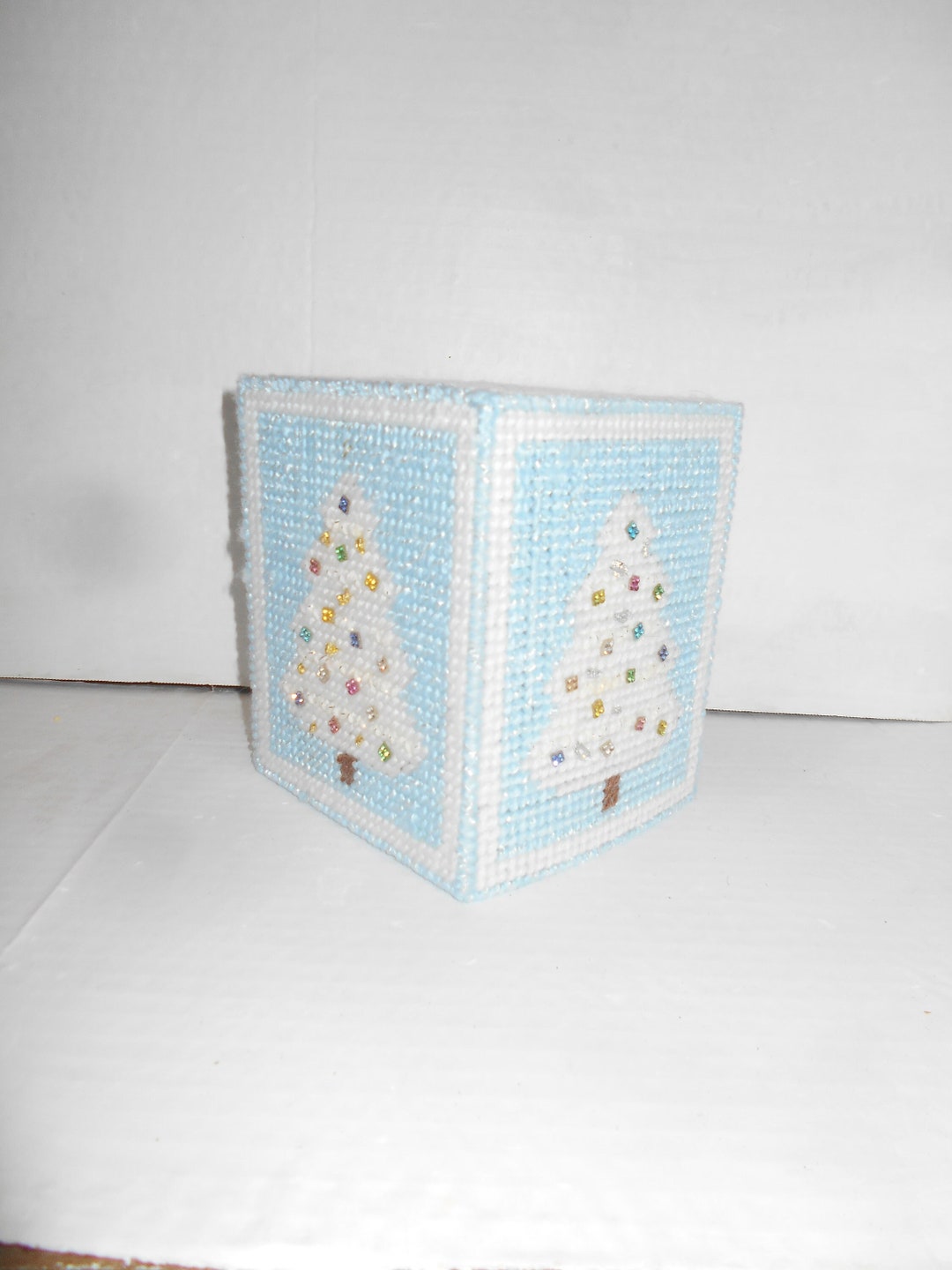 Christmas Tree Tissue Box Cover - Etsy