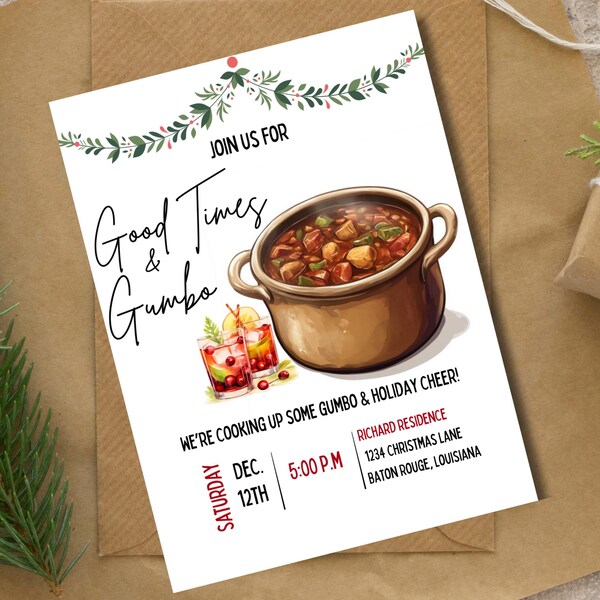 Cajun Invitations - Etsy