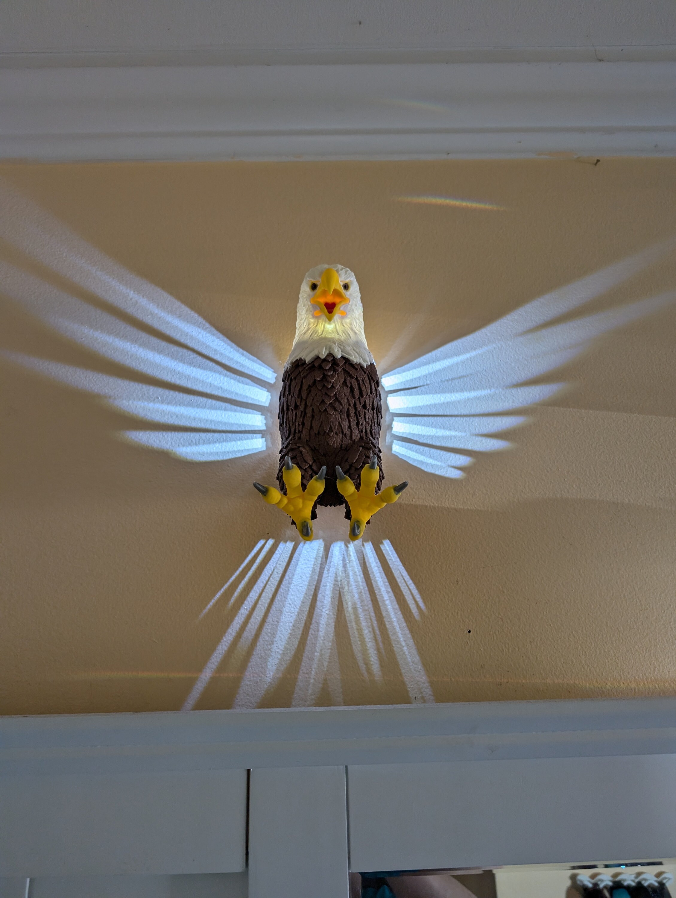 Bald Eagle Wall Light - Etsy