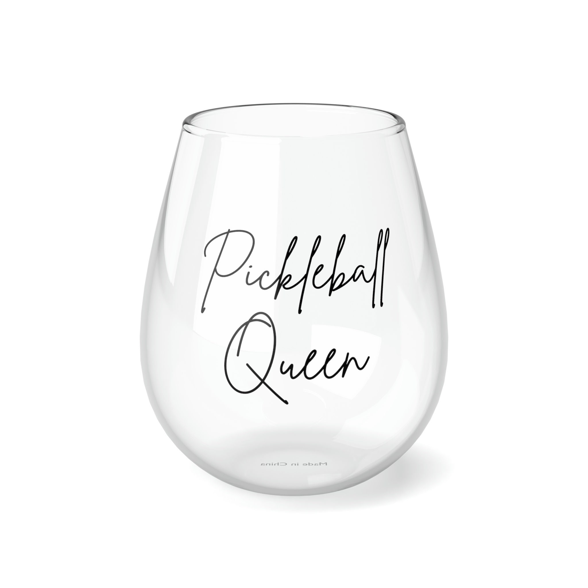 Pickleball Wine Glass | Pickleball Glass | Pickleball Gift | Pickleball ...