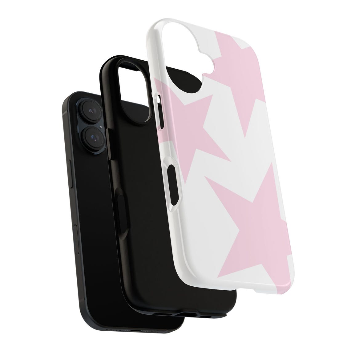 Pink Star Trendy Y2K Tough Phone Case | iPhone 17/16/15/14/13/12 Pro ...