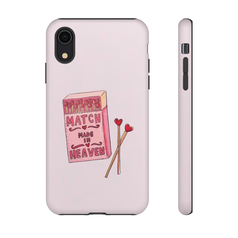 Match Made in Heaven Tough Phone Case, Cute Pink Matchbox ,Y2K iPhone ...