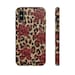 Red Star and Cheetah Print Tough Phone Case - Etsy UK