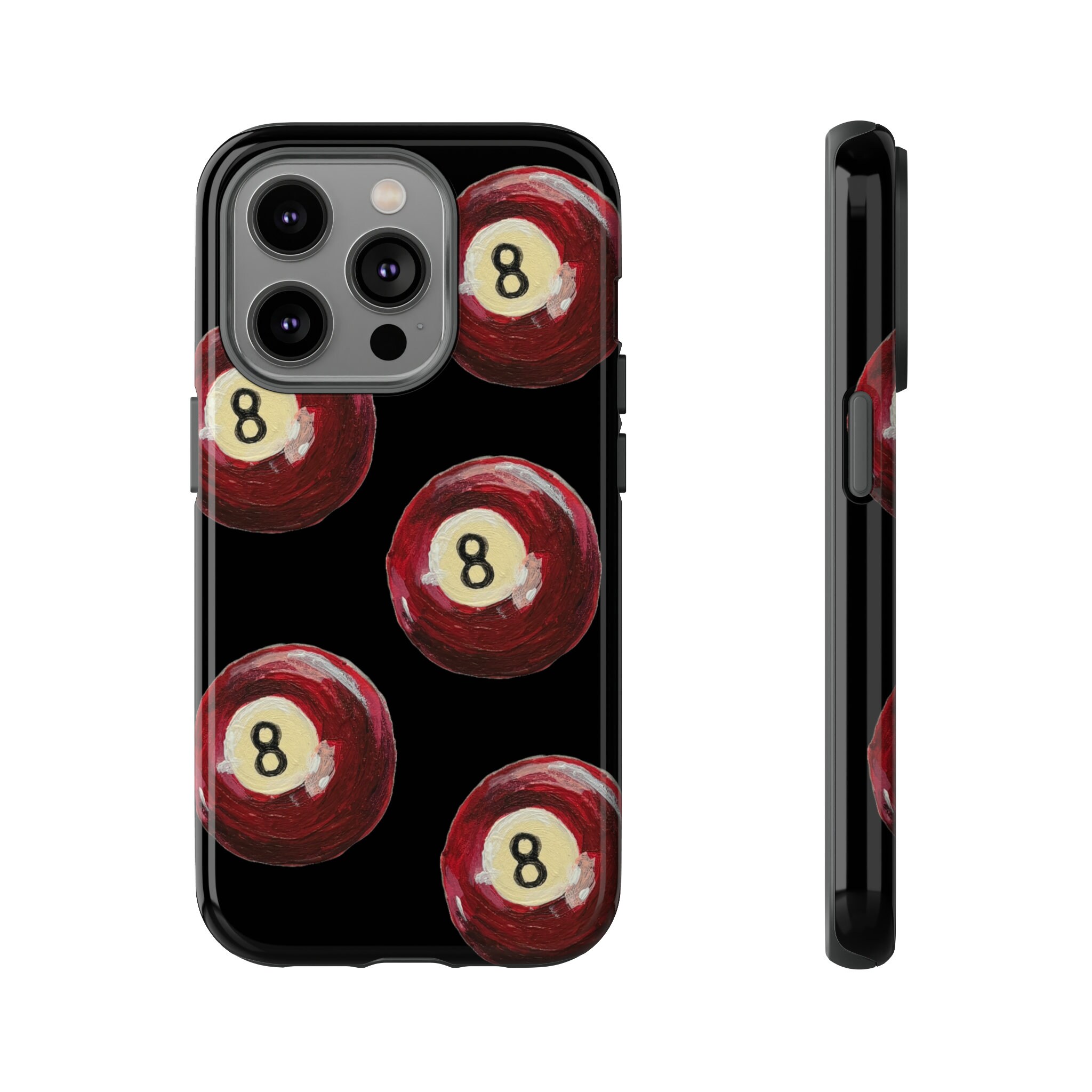 Red Eight Ball Tough Phone Cases - Etsy
