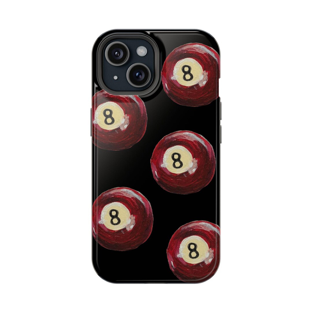 Magsafe Red Eight Ball Tough Phone Case, Magnetic Phone Case | iPhone ...