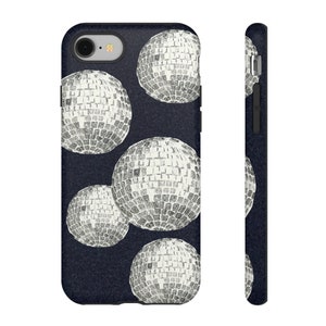 Mirror Ball Hand Painted Tough Phone Case | iPhone 17/16/15/14/13 Pro ...