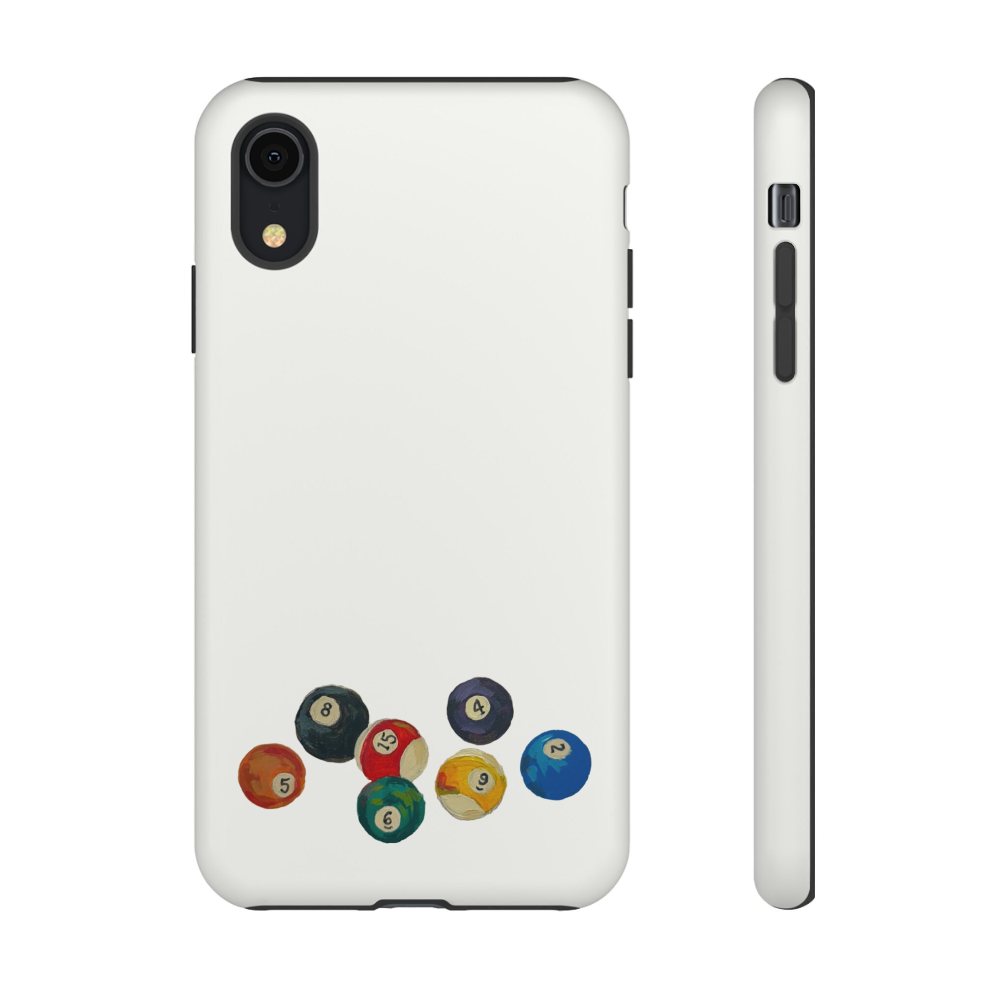 Pool Balls Tough Phone Case in White - Etsy