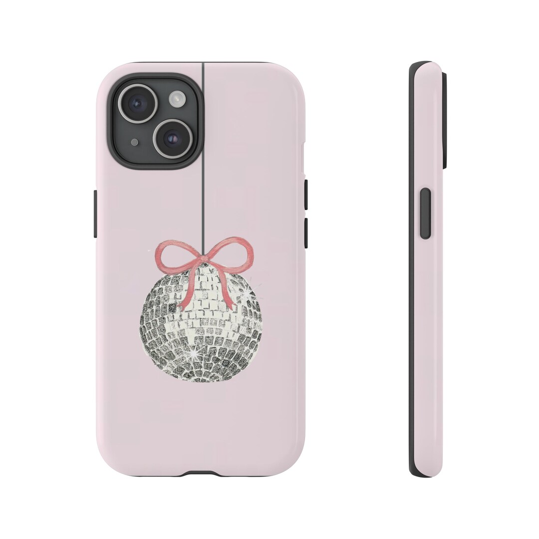 Coquette Disco Ball Hand Painted Tough Phone Case | iPhone 15/14/13/12 ...
