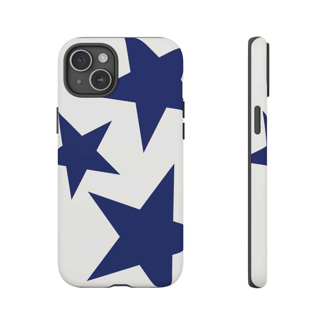 Navy Star Trendy Y2K Tough Phone Case | iPhone 17/16/15/14/13/12 Pro ...