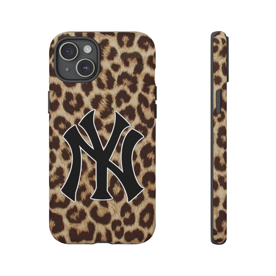 Leopard Print Black New York Yankees Phone Case iPhone 15/14/13/12/11 ...