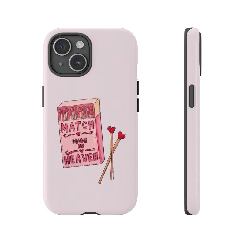 Match Made in Heaven Tough Phone Case, Cute Pink Matchbox ,Y2K iPhone ...