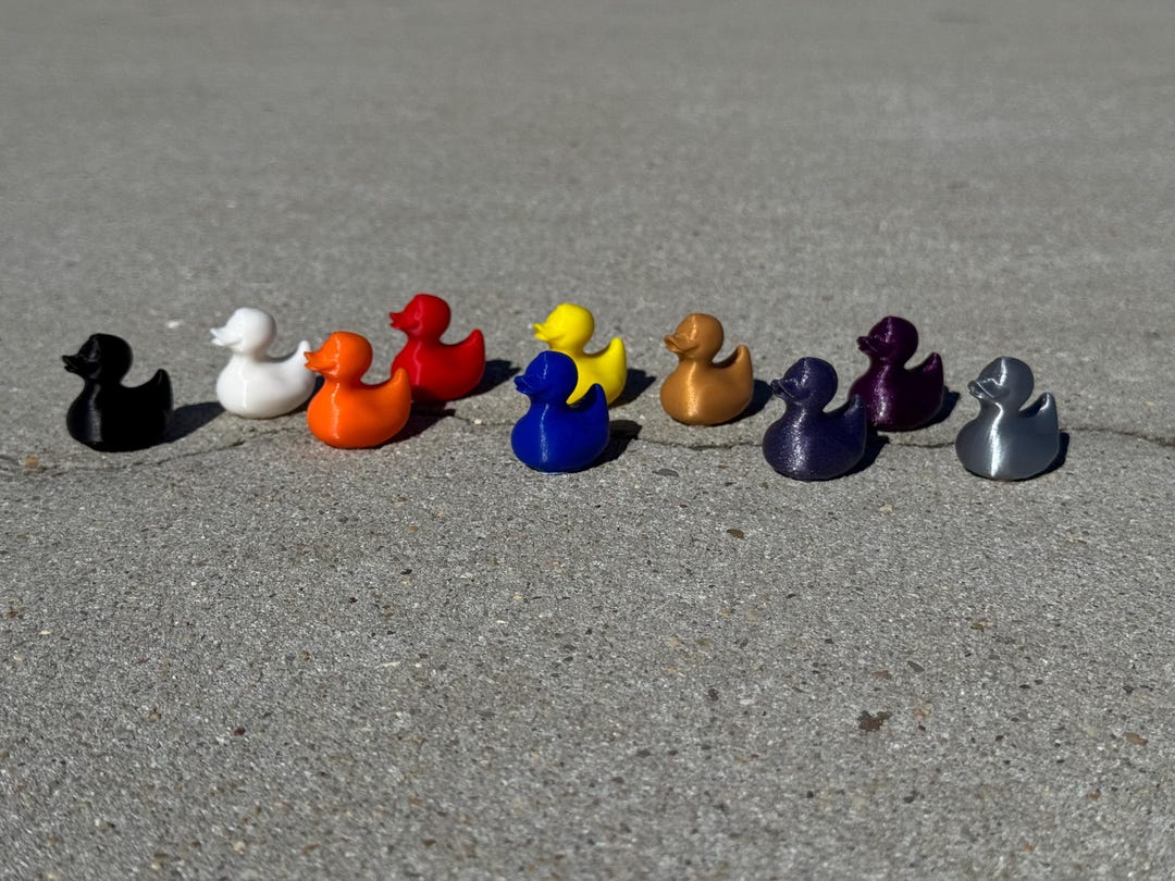 10 Mini Duck Magnets - Plastic Rubber Duck Magnet, Cruising Ducks ...