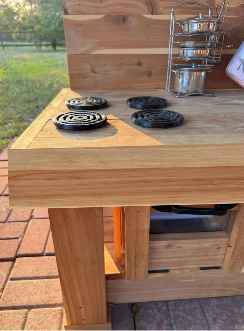 Mud Kitchen Burners - Outdoor Play Kitchen Plastic Burners With ...