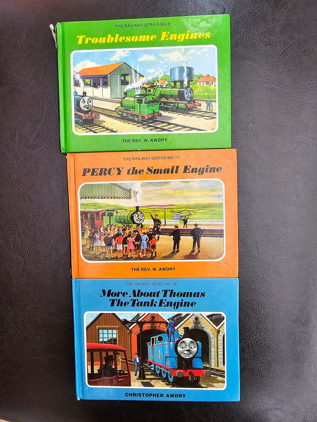 3x Thomas the Tank Engine Railway Series Books Troublesome Engines Percy More - Etsy
