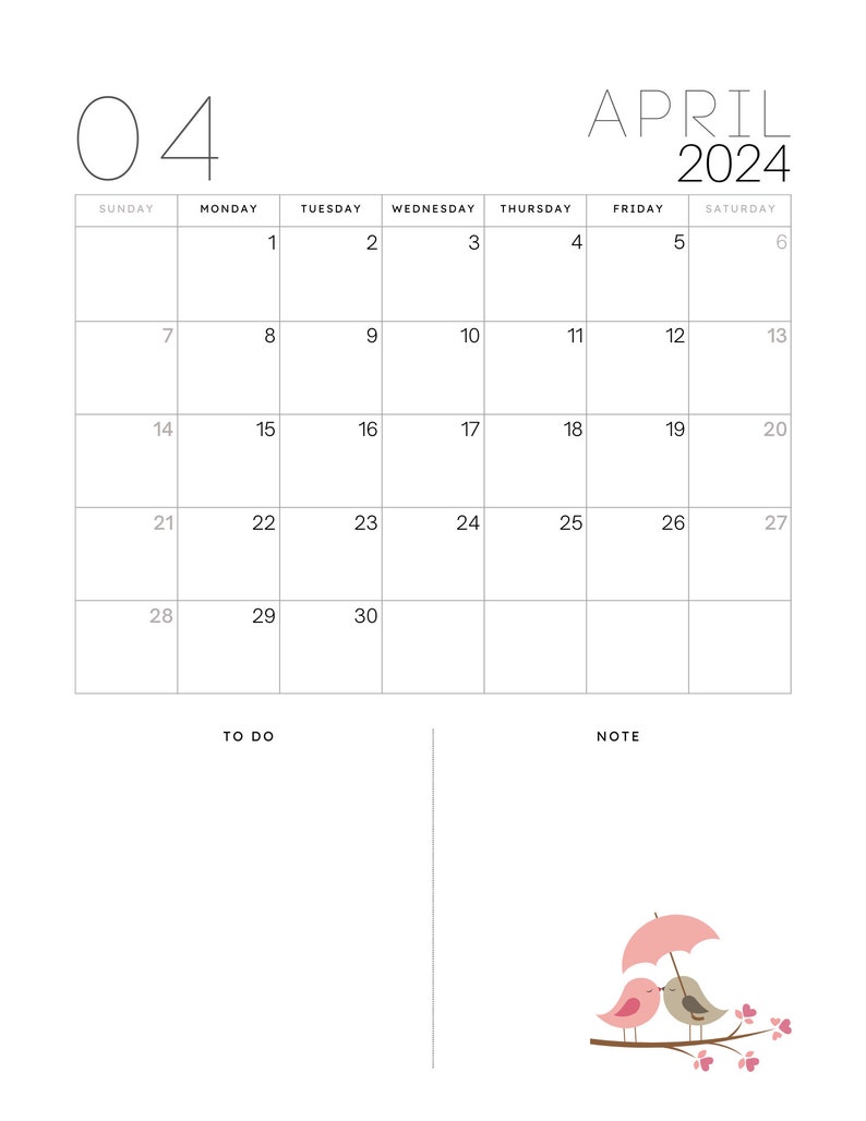 Essence of Time: Minimalist Monthly Planner - Etsy