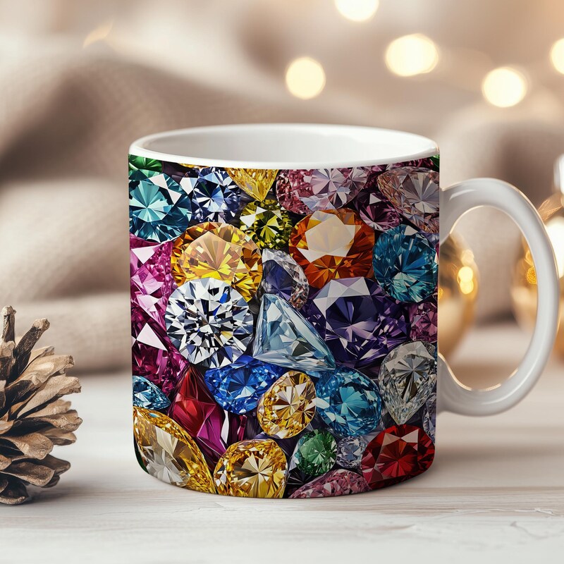 Gemstone Coffee Mugs - Etsy