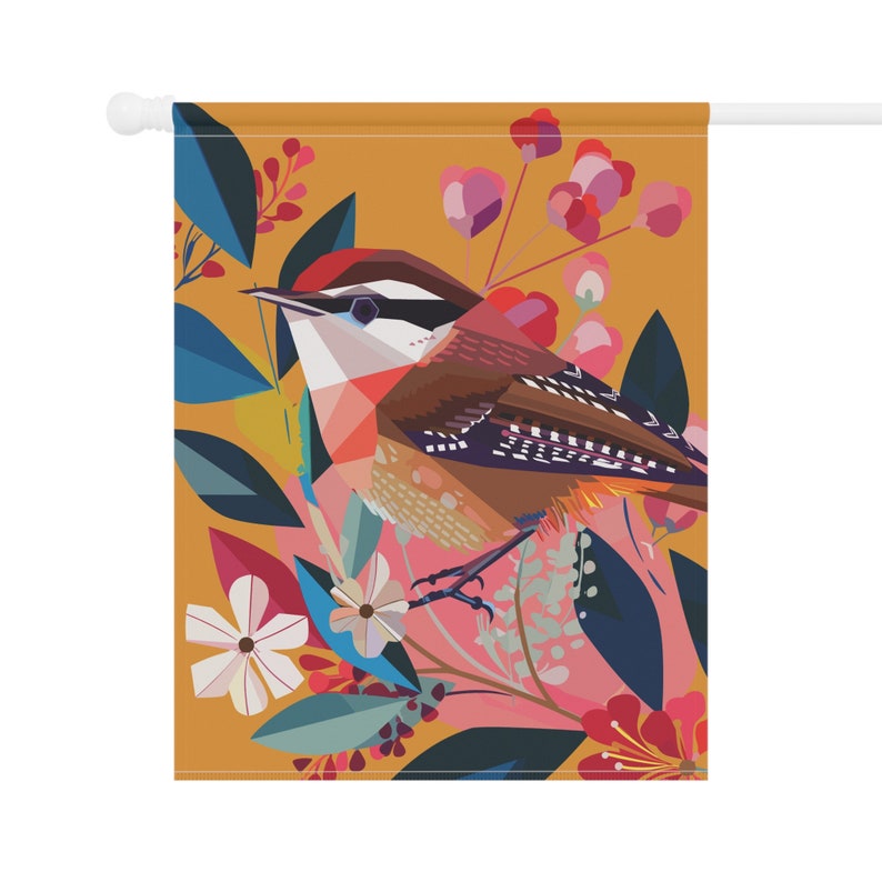 South Carolina State Bird, Carolina Wren, House & Garden Flag, Garden ...