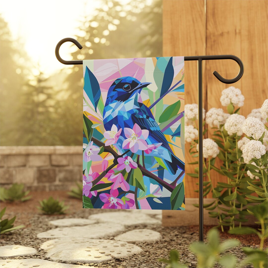 Mountain Bluebird Garden Flag: Nevada State Bird Banner - Etsy