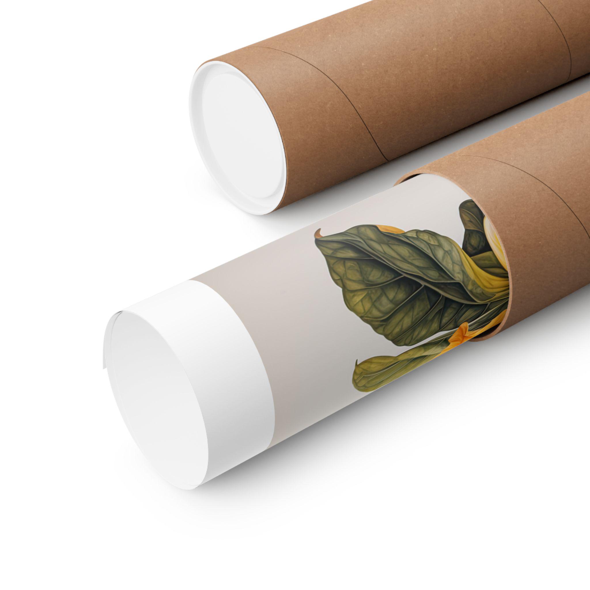 HAWAII State Flower, Yellow Hibiscus Wall Art Poster, Matte Vertical ...