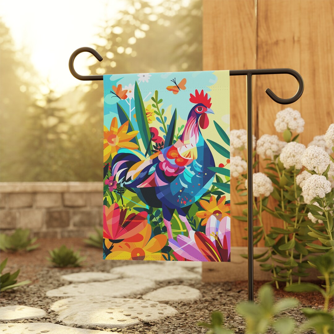 Delaware Blue Hen Garden Flag: Colorful State Bird Banner - Etsy