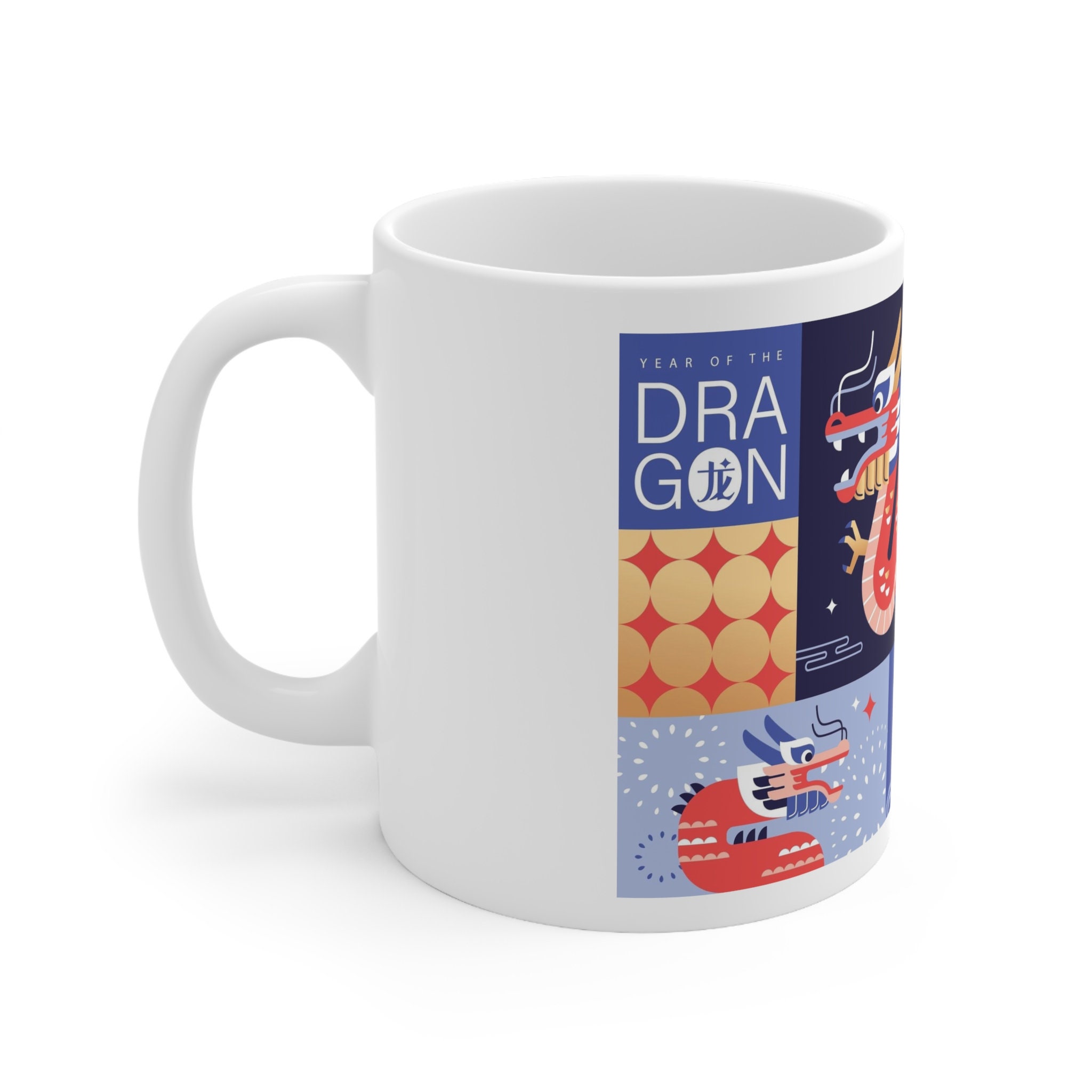 Chinese New Year 2024, Coffee Mug, Coffee Cup, Tea Cup, Hot Chocolate ...