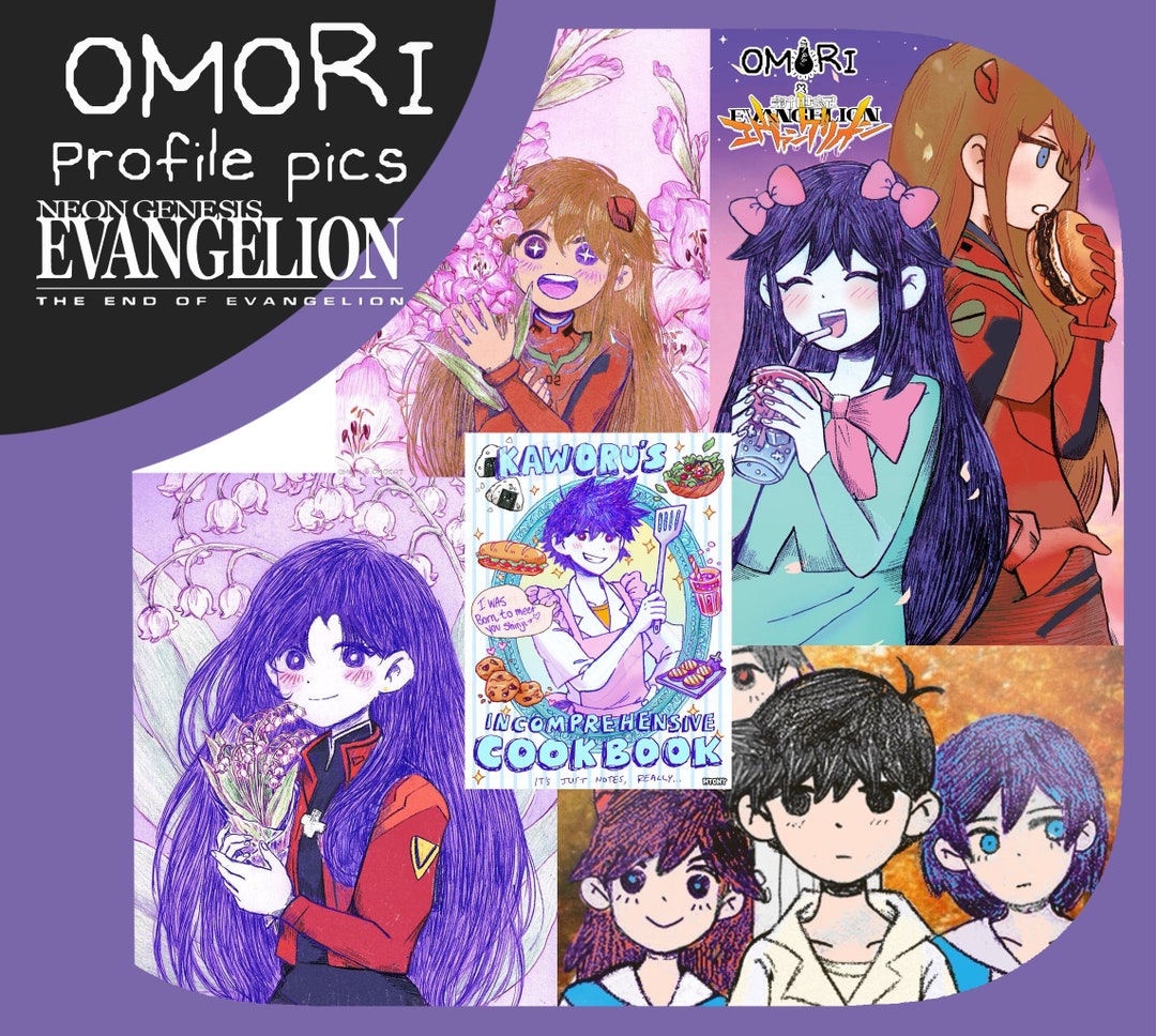 Evangelion and Omori Inspired Art Prints Set | 9 Digital Downloads ...