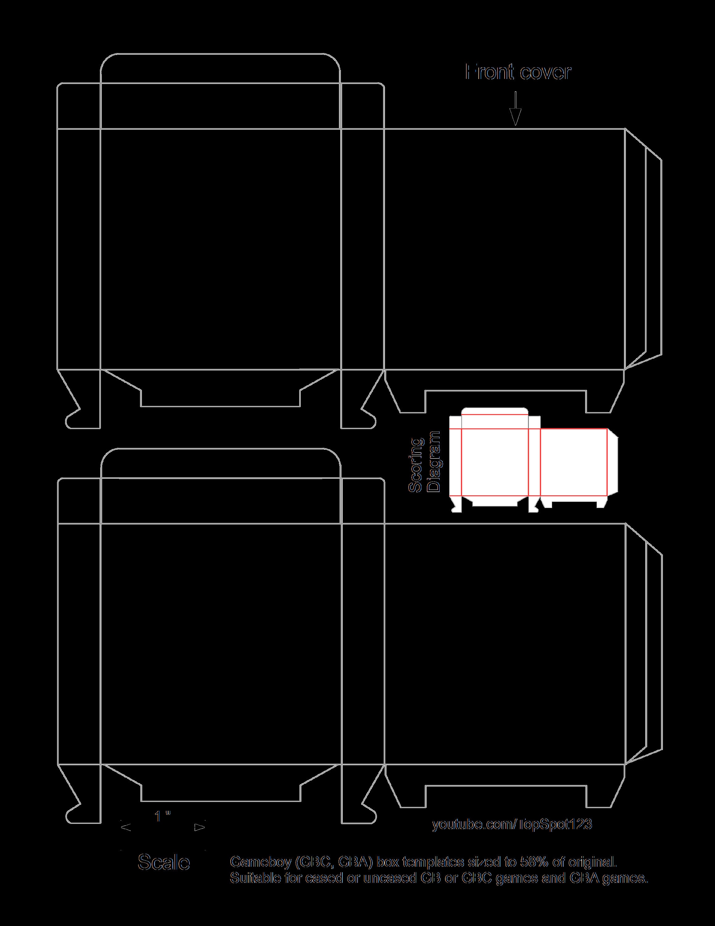 DIY CUSTOM Gameboy Box Template Art + Poster - Etsy