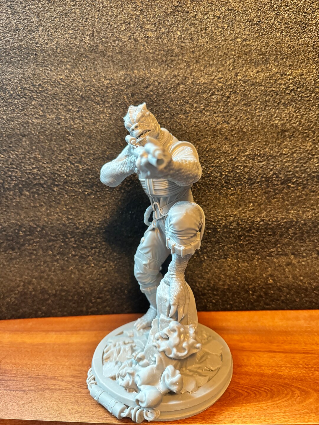 Bossk Star Wars Bounty Hunter 12K Resin 3D Printed Collectable Statue ...