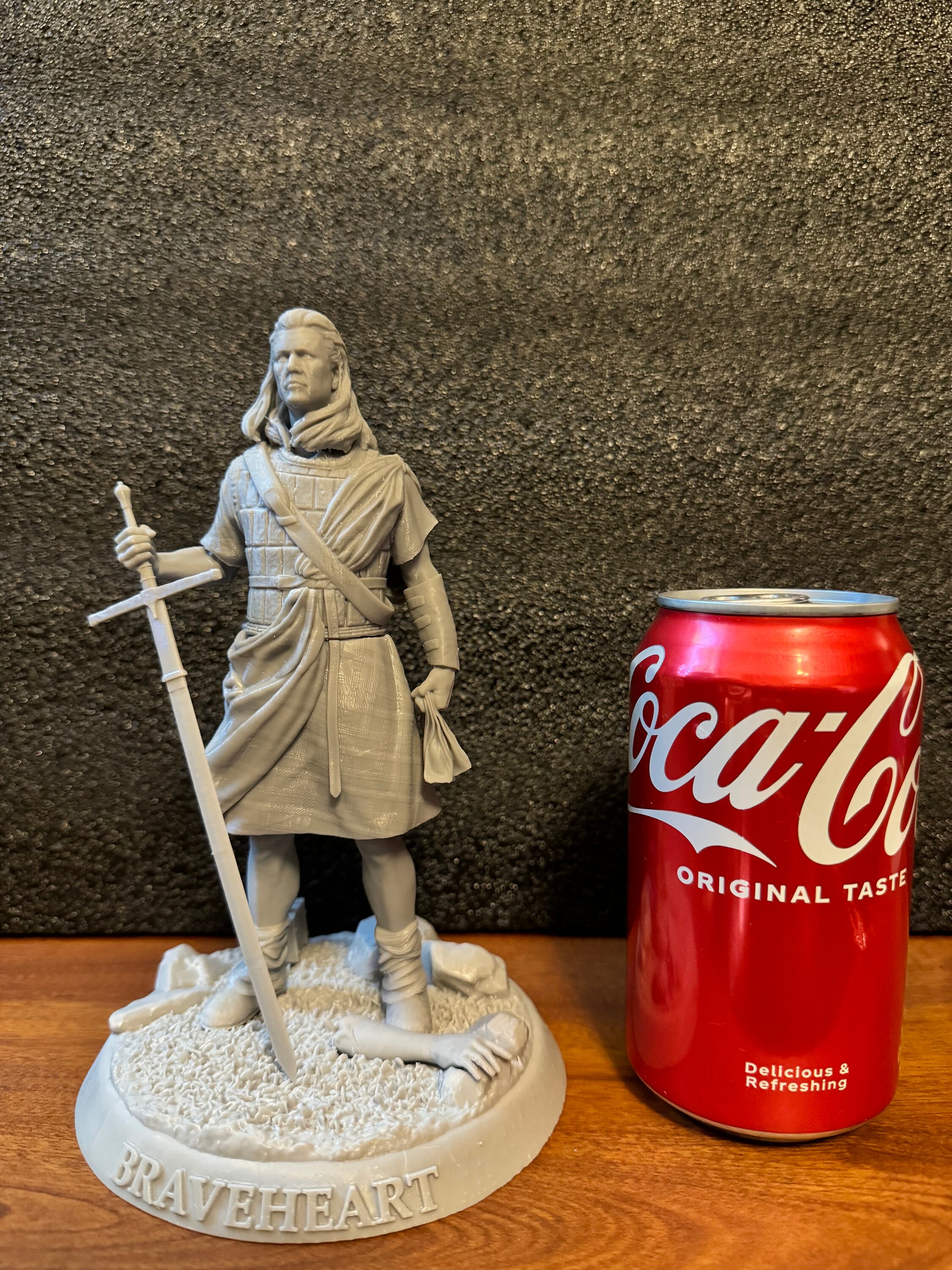 William Wallace mel Gibson Braveheart 12K Resin 3D Printed Collectable ...