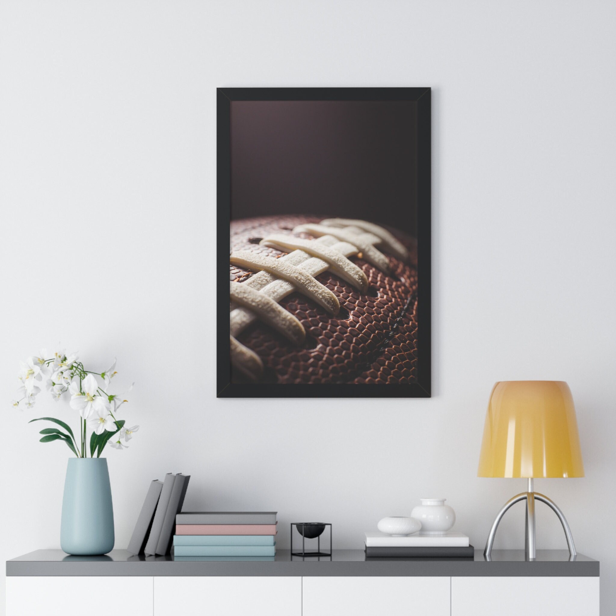 American Football Printable Poster With Frame, NFL Football Poster ...