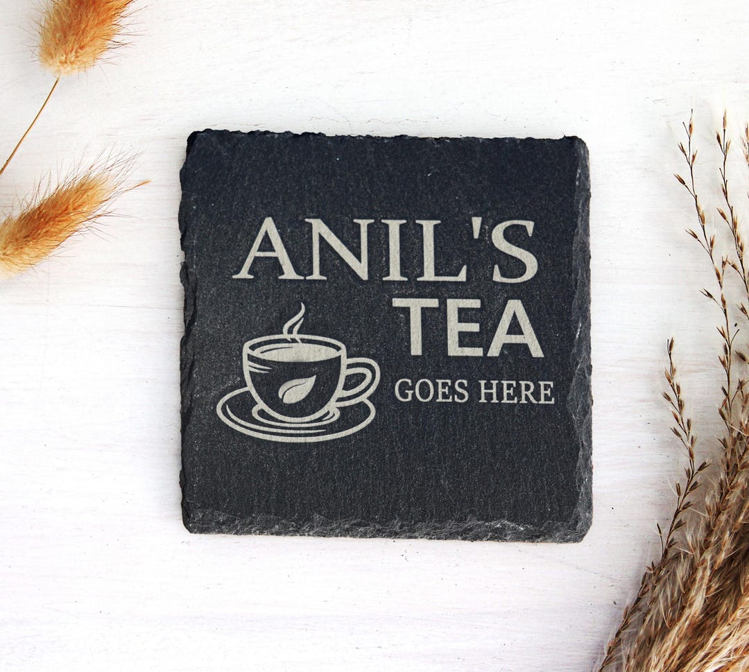 Personalized Stone Coasters, Wedding Gifts, Custom Slate Coasters ...