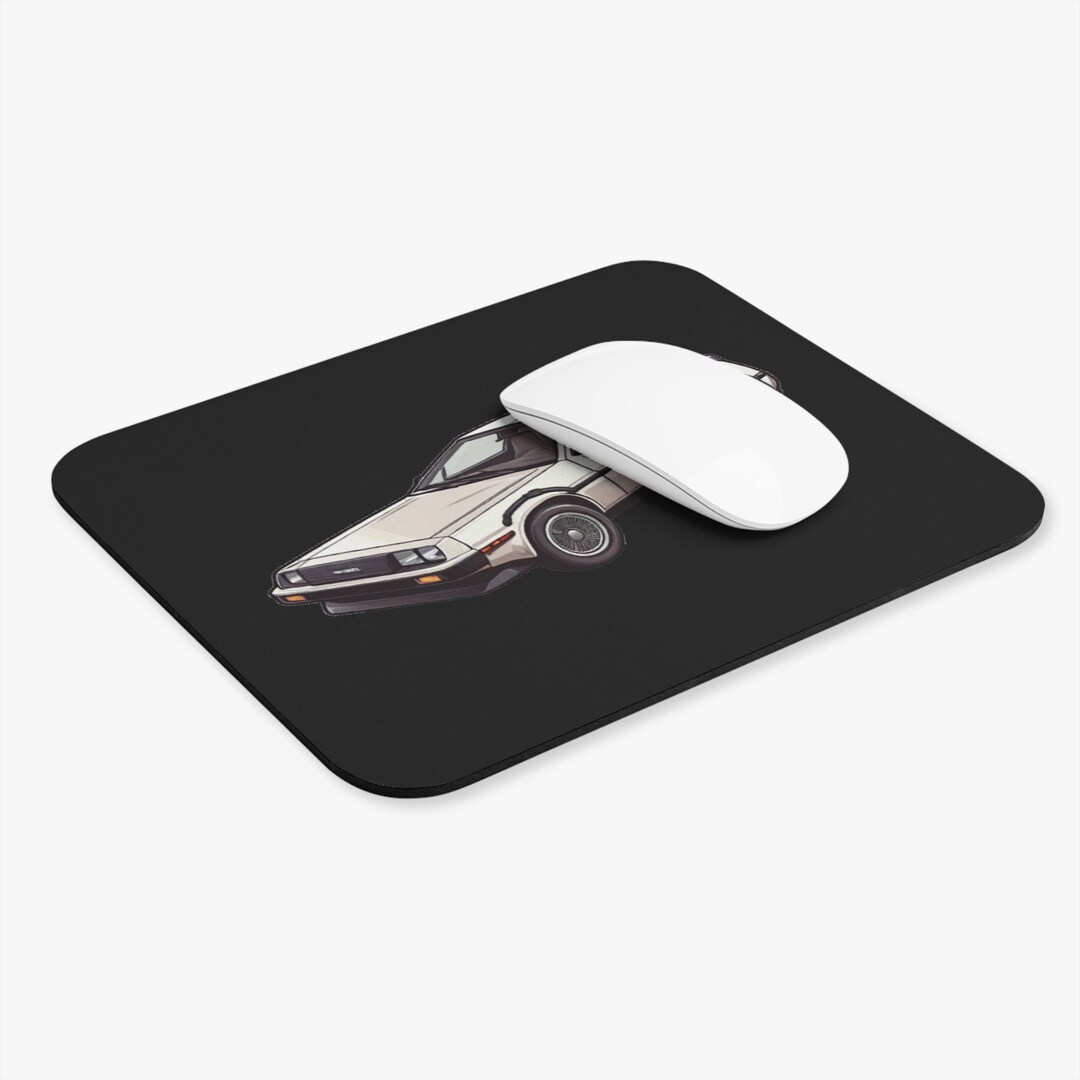 Retro 80s Delorean Mouse Pad rectangle - Etsy