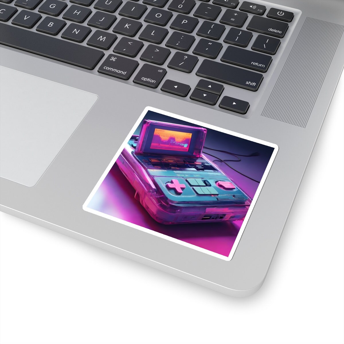 Retro Synthwave Game Console Sticker - Etsy