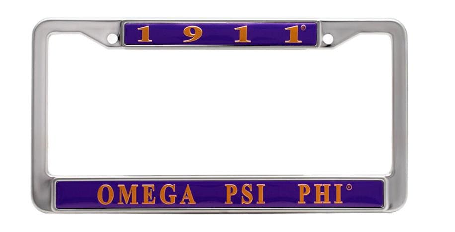 Omega Psi Phi - License Plate - Etsy