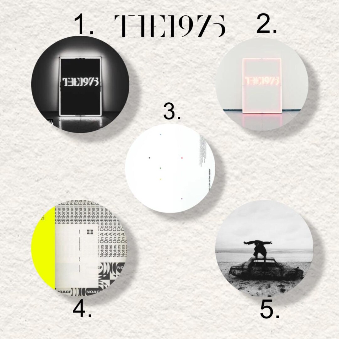 The 1975 Album Cover Pins/buttons - Etsy