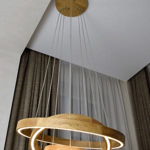 Wood Lighting,round Chandelier Lighting Dining Room,kitchen Island ...