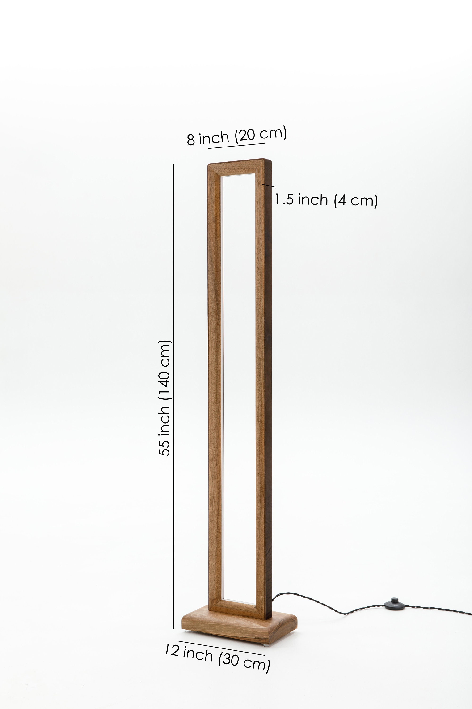 Led Light Arc Floor Lamp,arched Floor Lamp,modern Standing Lamp,wood ...