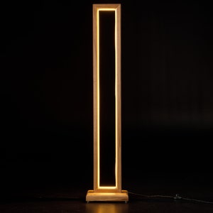 Led Light Arc Floor Lamp,arched Floor Lamp,modern Standing Lamp,wood ...