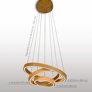 Wood Lighting,round Chandelier Lighting Dining Room,kitchen Island ...