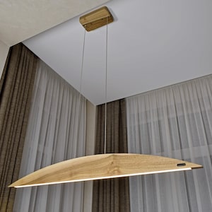 Linear Pendant Light,wooden Ceiling Led Light,chandelier Lighting ...