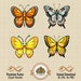 Butterfly Clipart Bundle, Monarch Svg, Butterfly Png, Butterfly Vector ...