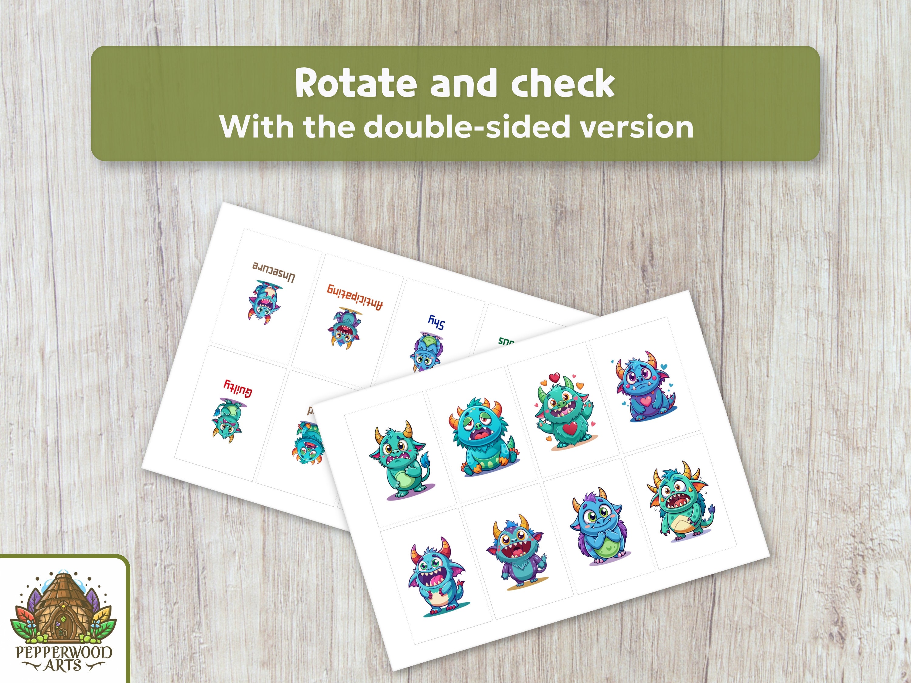 Emotions Flashcards for Kids | Montessori Feelings Cards | Learning ...