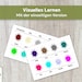 Colors Flashcards for Kids, Montessori Color Cards, Waldorf Learning ...