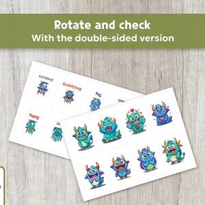 Emotions Flashcards for Kids Montessori Feelings Cards Learning Tools ...