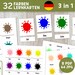 Colors Flashcards for Kids, Montessori Color Cards, Waldorf Learning ...