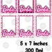 Doll Box Cutout Bundle 19 Designs Transparent Background SVG / Png Barb ...