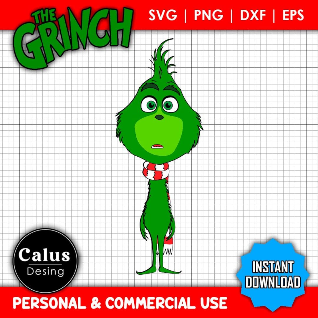 Grinch Svg Layered Item, the Grinch Svg Clipart, Cricut, Vector Cut ...