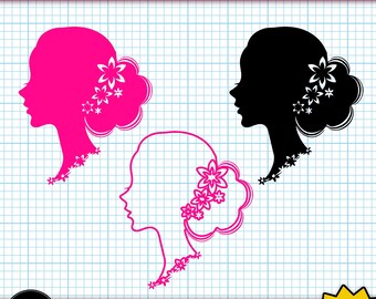 Barb Head SVG Doll SVG Doll Head Svg Doll Silhouette Woman Silhouette ...