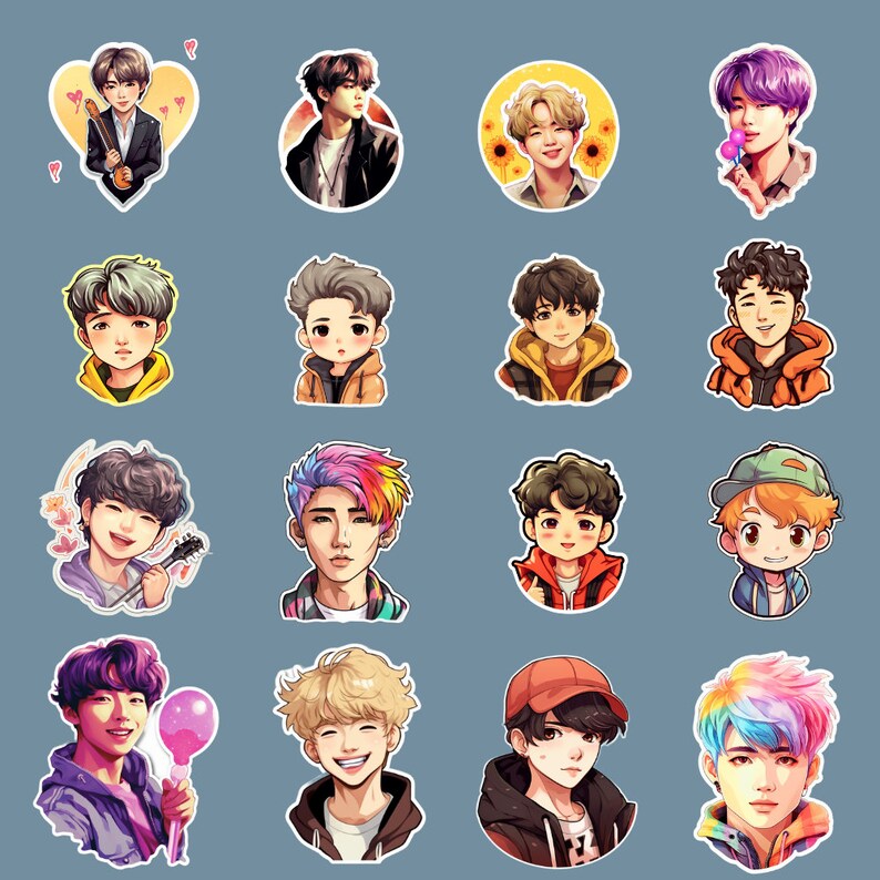 BTS 71 PNG Design K Pop Kim Nam-joon Kim Seok-jin Min Yoon-gi Jung Ho ...